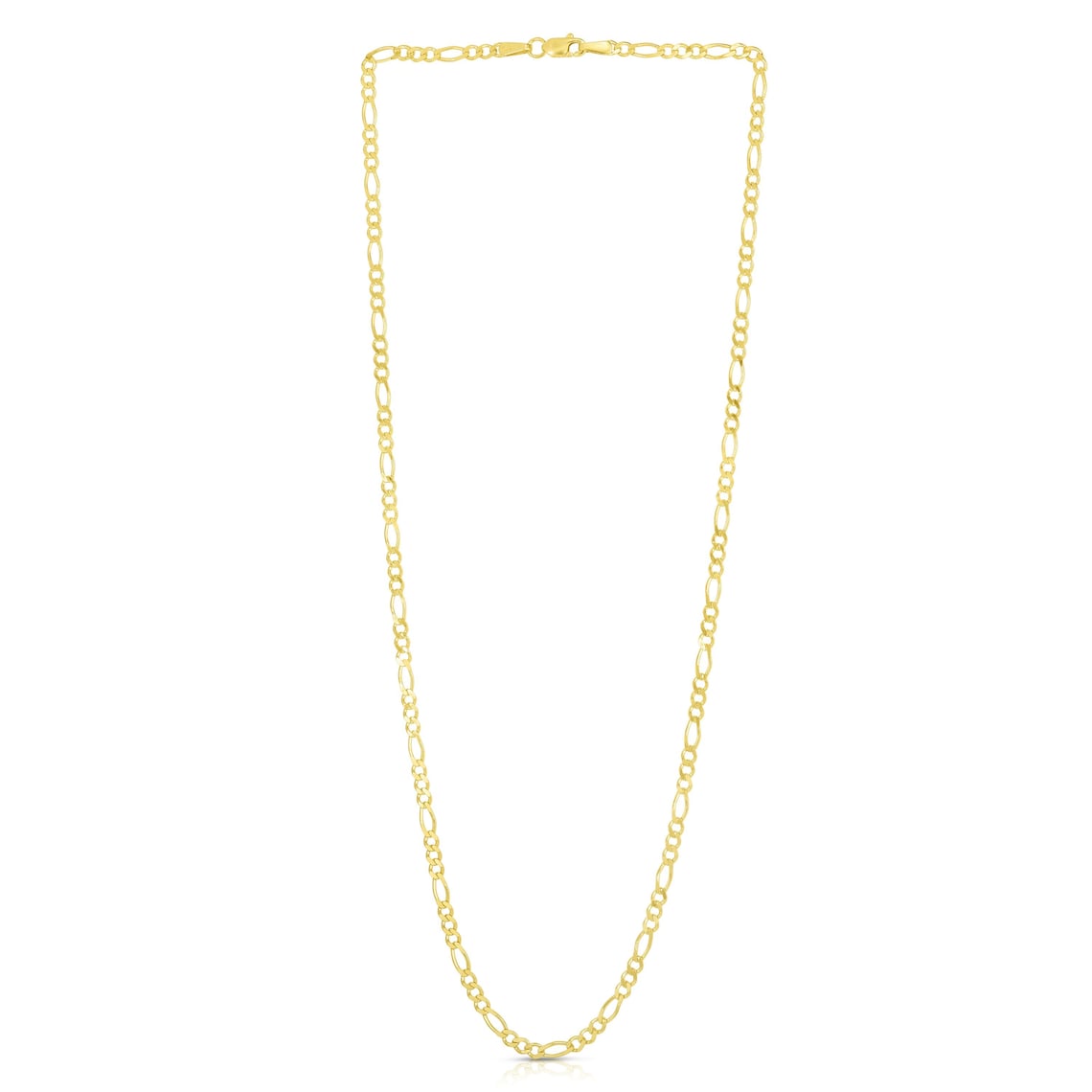14K Solid Gold Figaro Chain, Gold Figaro Link Chain, Figaro Chain ...