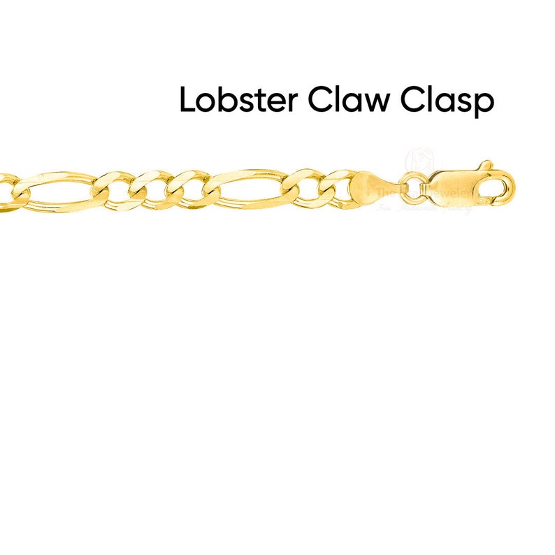 14K Solid Gold Figaro Chain, Gold Figaro Link Chain, Figaro Chain ...