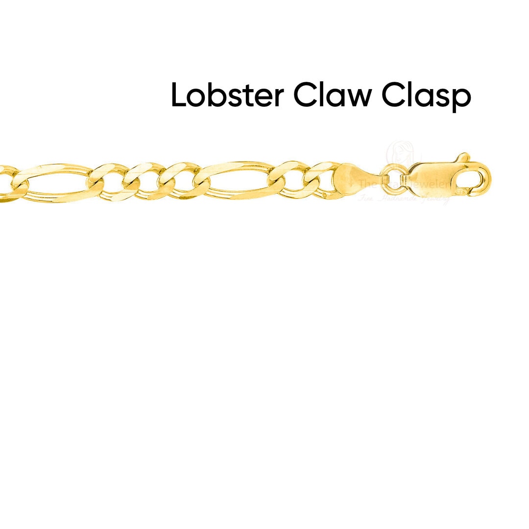 14K Solid Gold Figaro Chain, Gold Figaro Link Chain, Figaro Chain ...