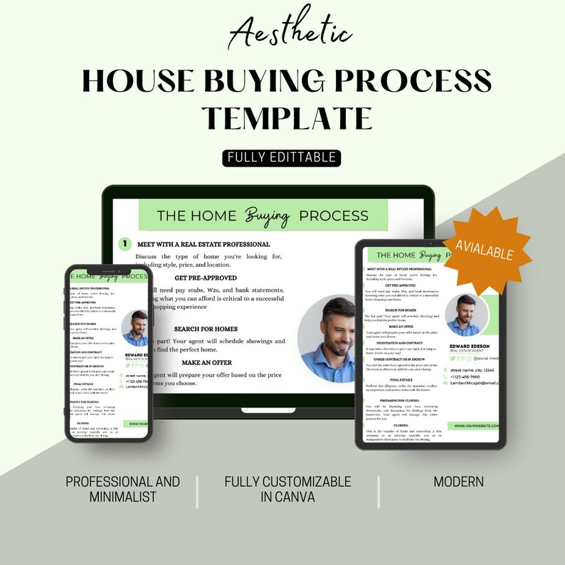 Printable House Buying Planner, Home Purchase Checklist, Real Estate ...