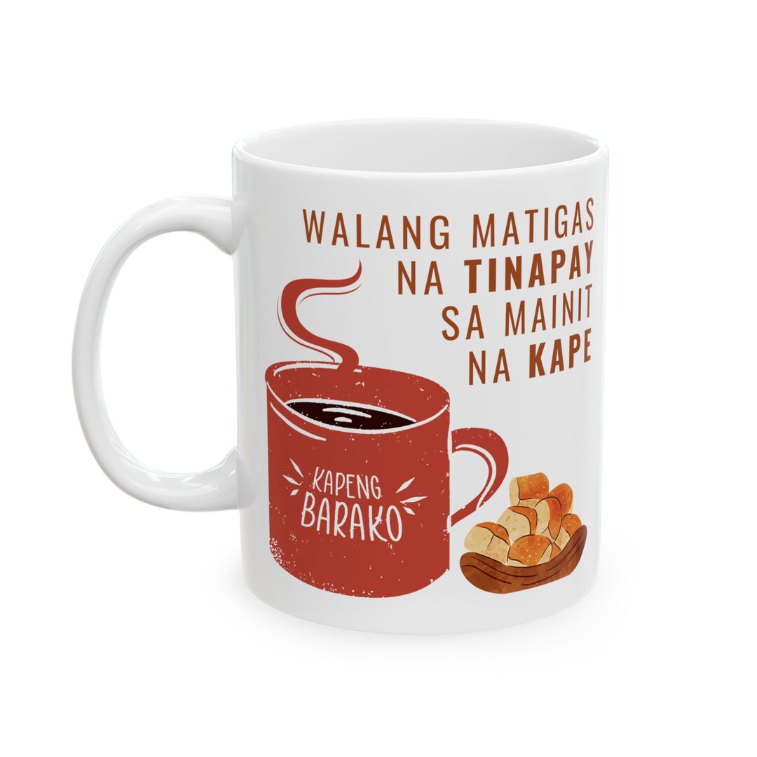Filipino Christmas Gift Mug, Coffee Kapeng Barako Mug, Tagalog ...