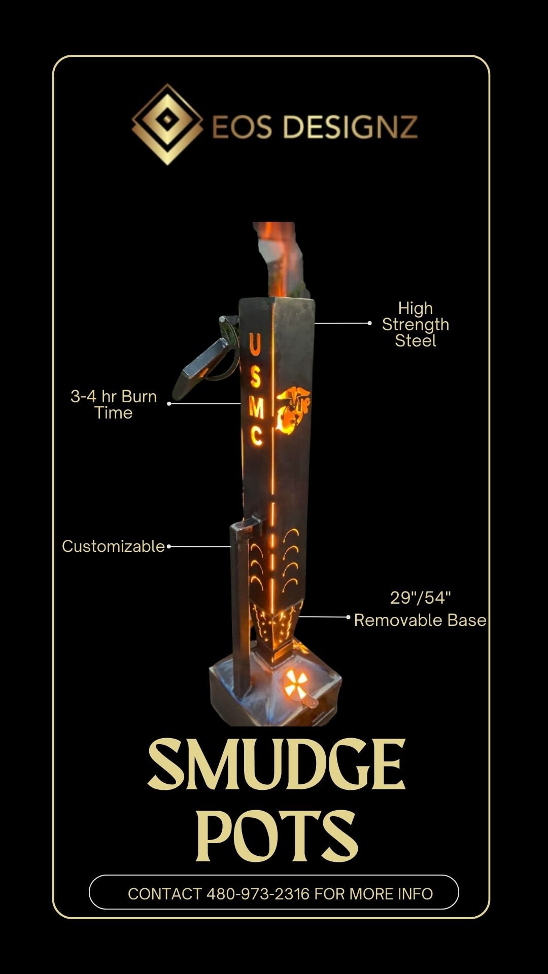 Custom 54 Inch Smudge Pot - Etsy