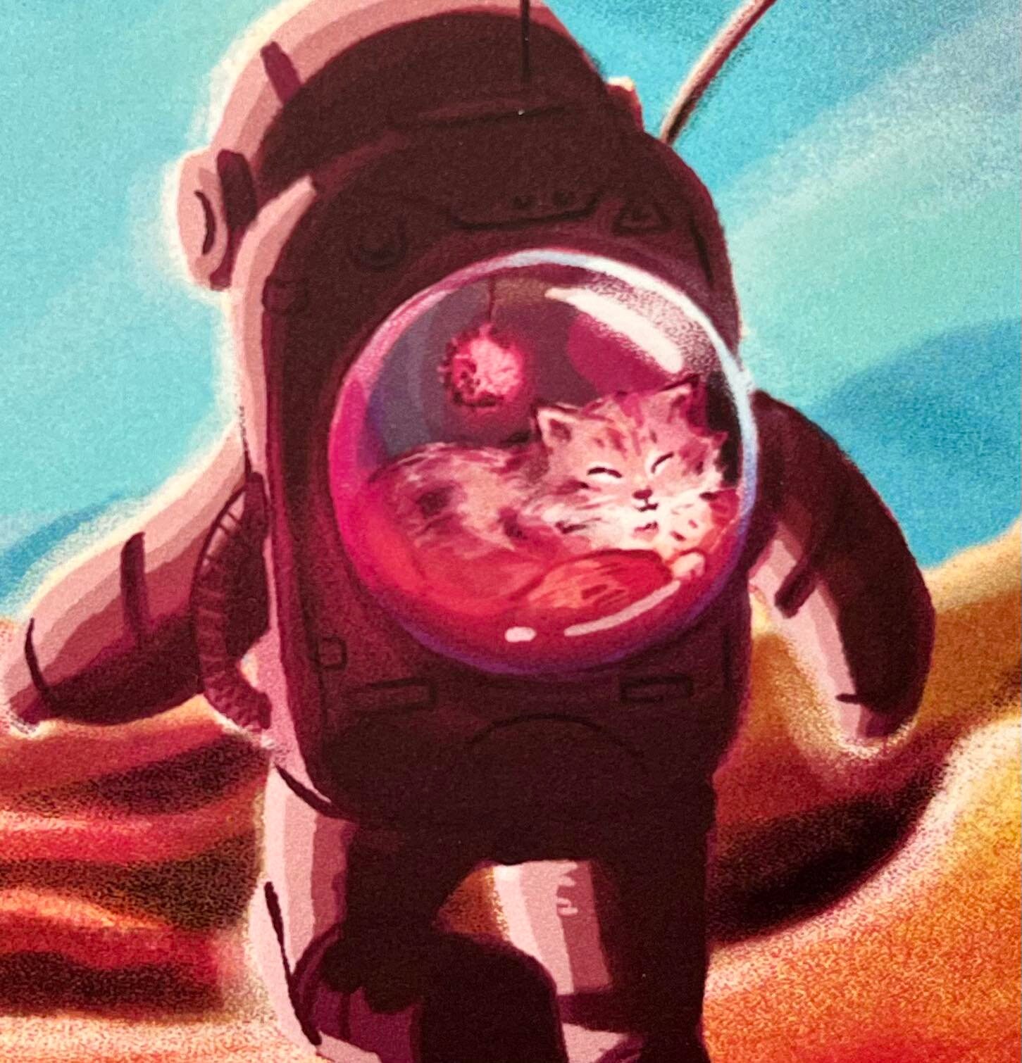 Space Cat - Etsy