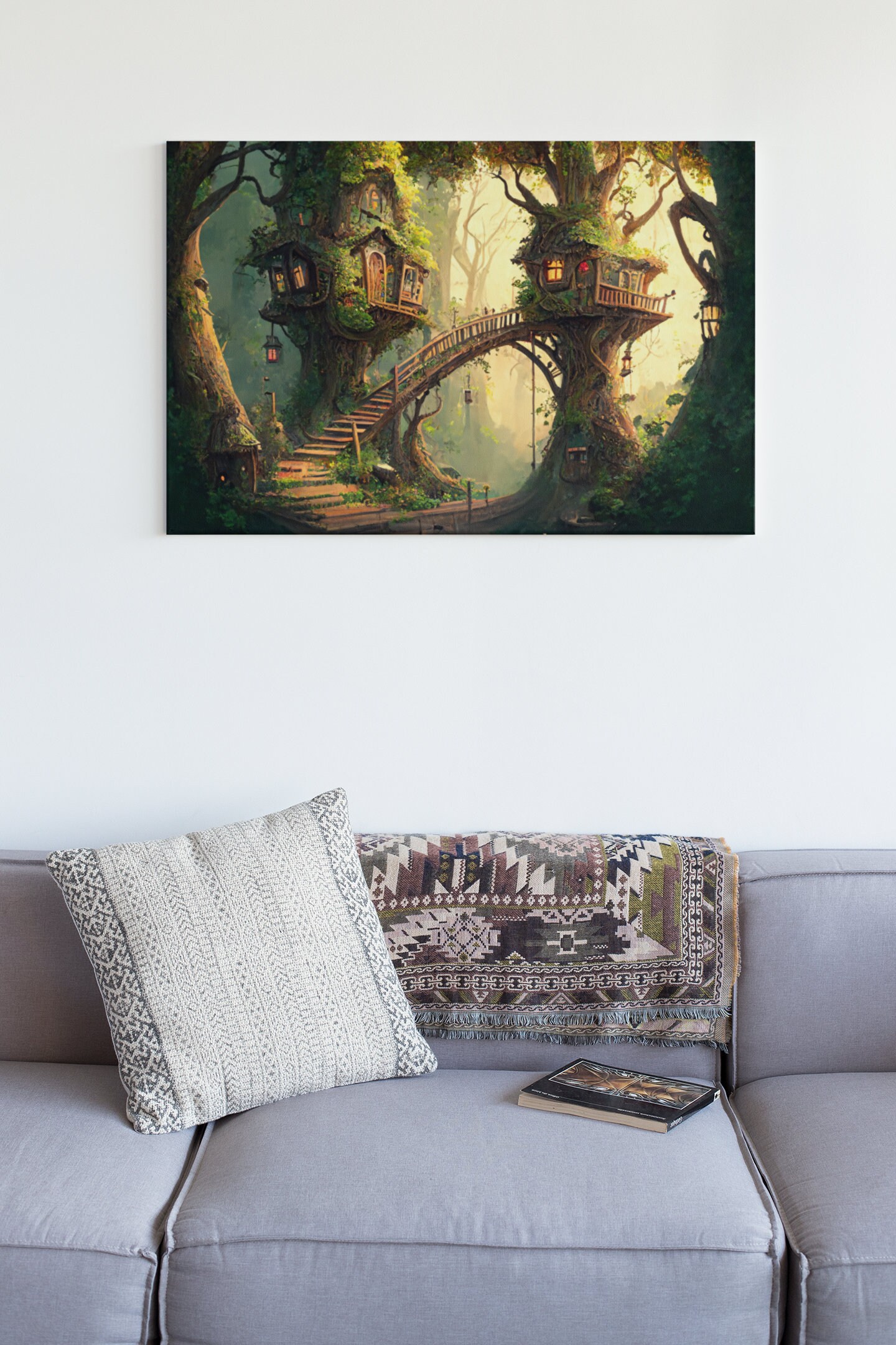Enchanted Forest Magical Treehouse Village #3 Poster - Etsy