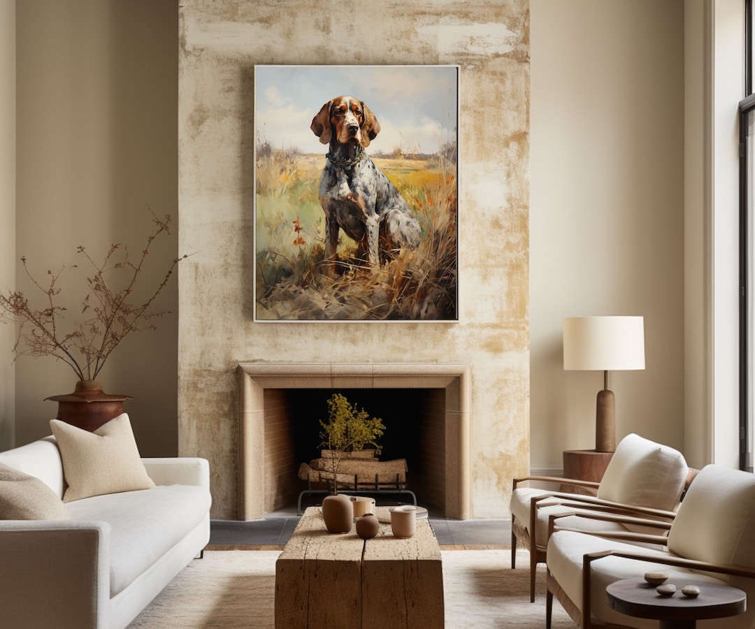 Fall Hunting Dog Wall Decor Printable Fall Art Still Life - Etsy