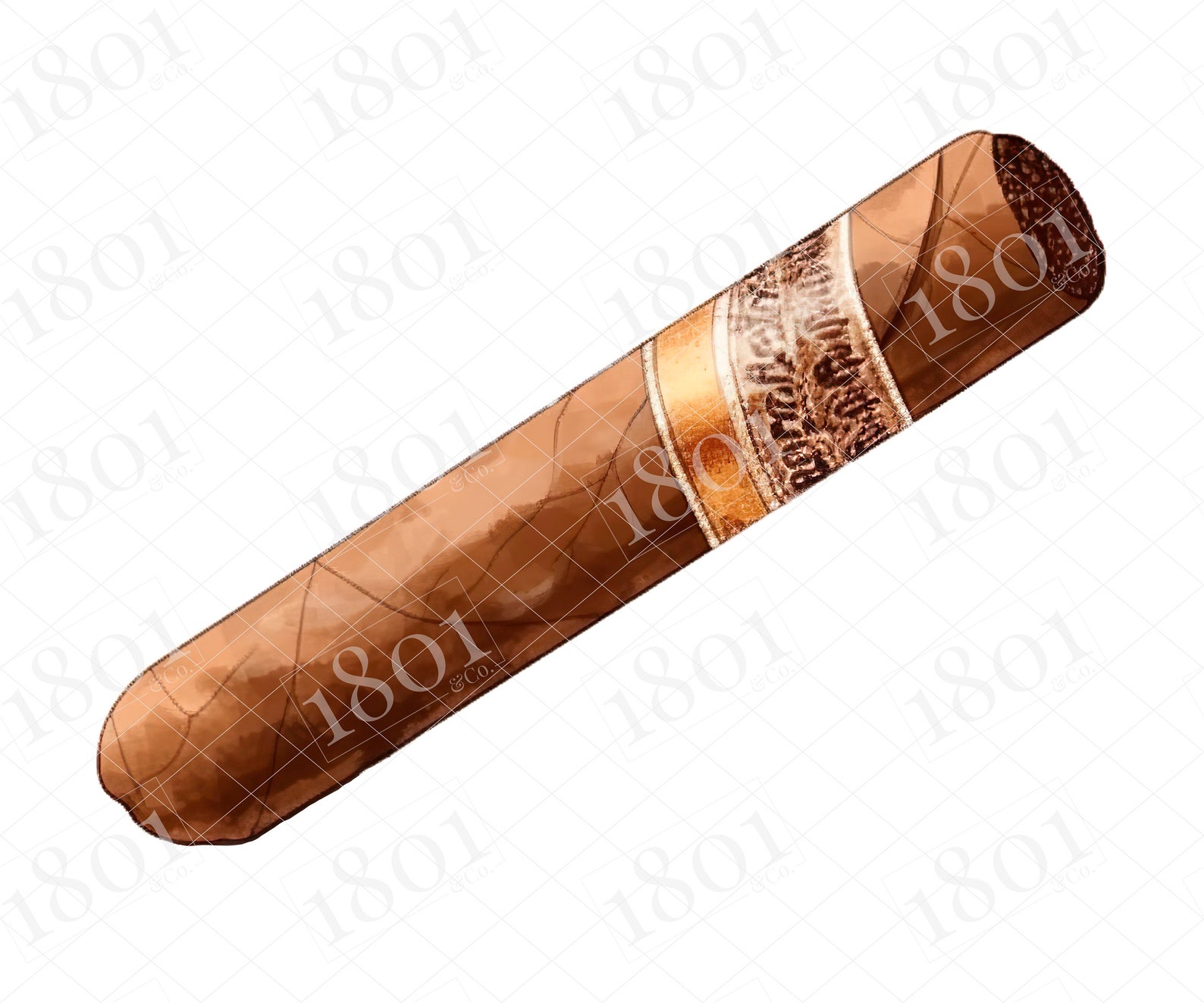 Hand-drawn Cigar Illustration Pack (digital Download) || Clipart ...