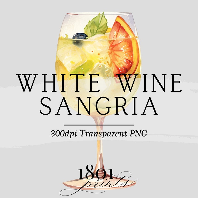 Sangria With White Wine - Etsy