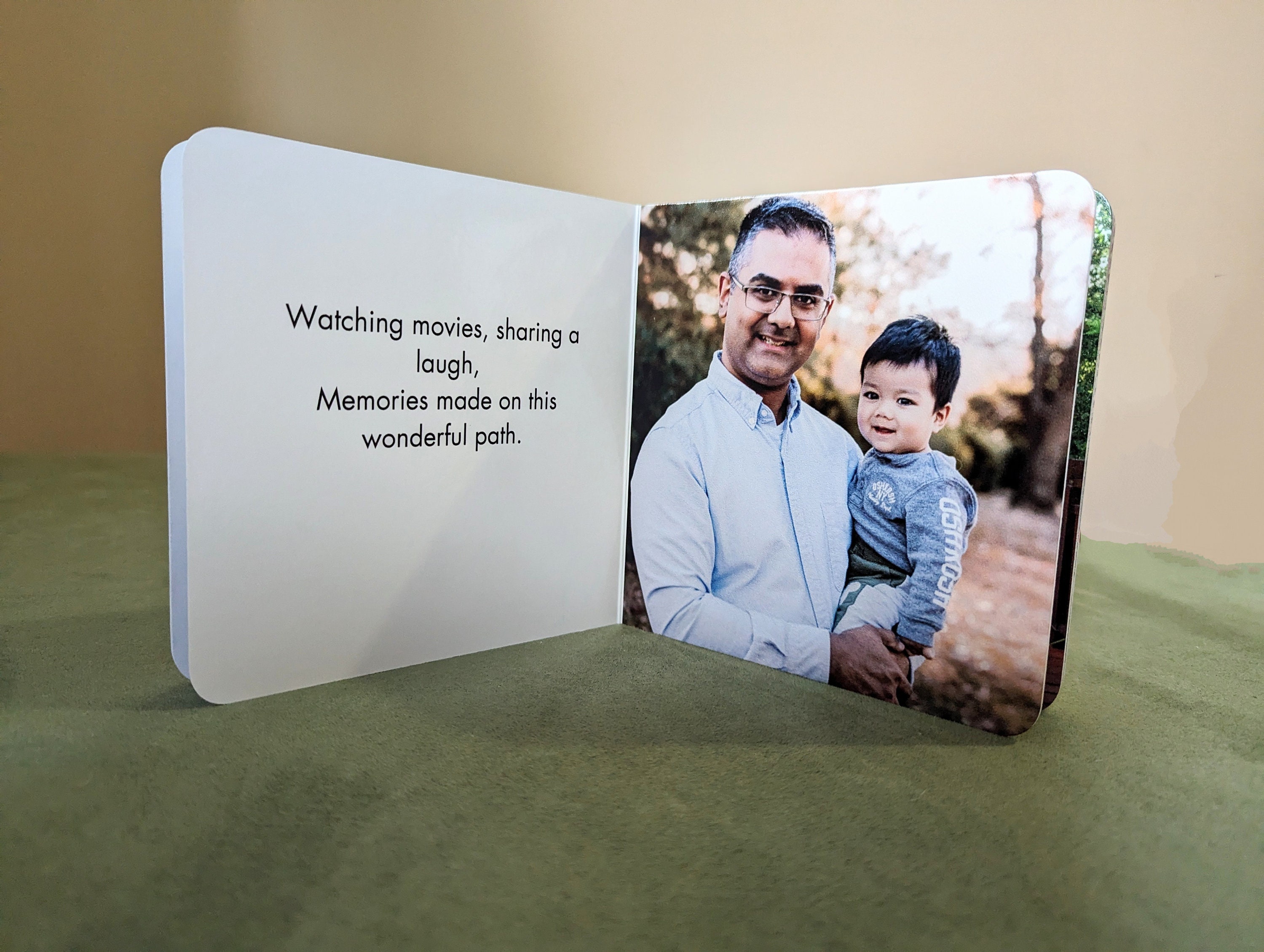Personalized Board Book Photo Story for Baby, Mom, Dad and Grandparents ...
