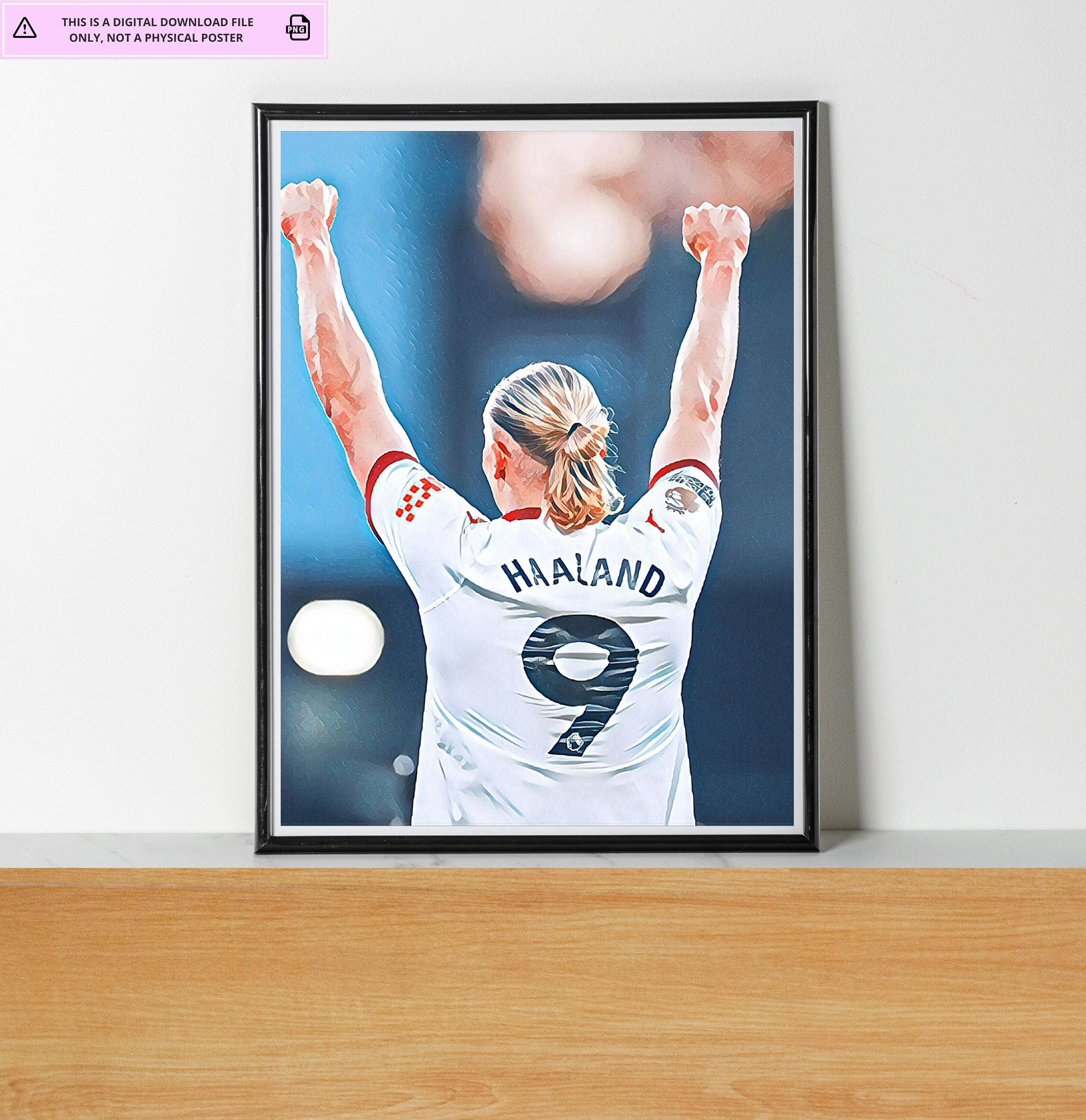 ERLING HAALAND Printable Printable Poster manchester - Etsy