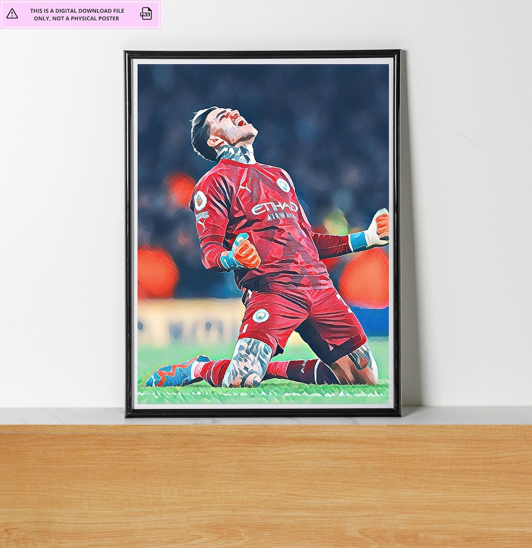 EDERSON Printable Poster manchester Cityposter Ederson - Etsy