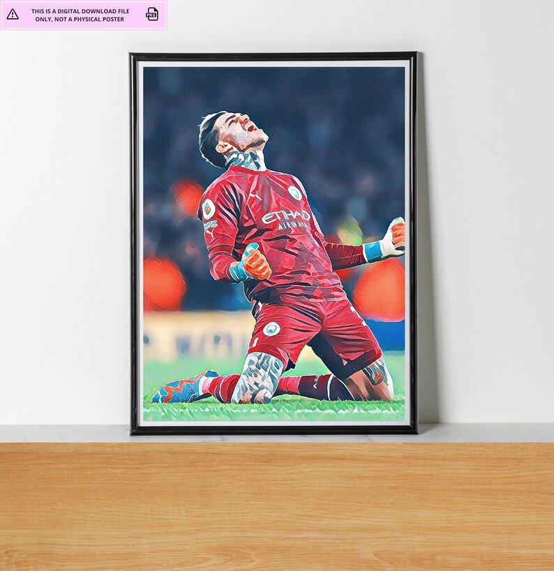 EDERSON Printable Poster manchester Cityposter Ederson - Etsy