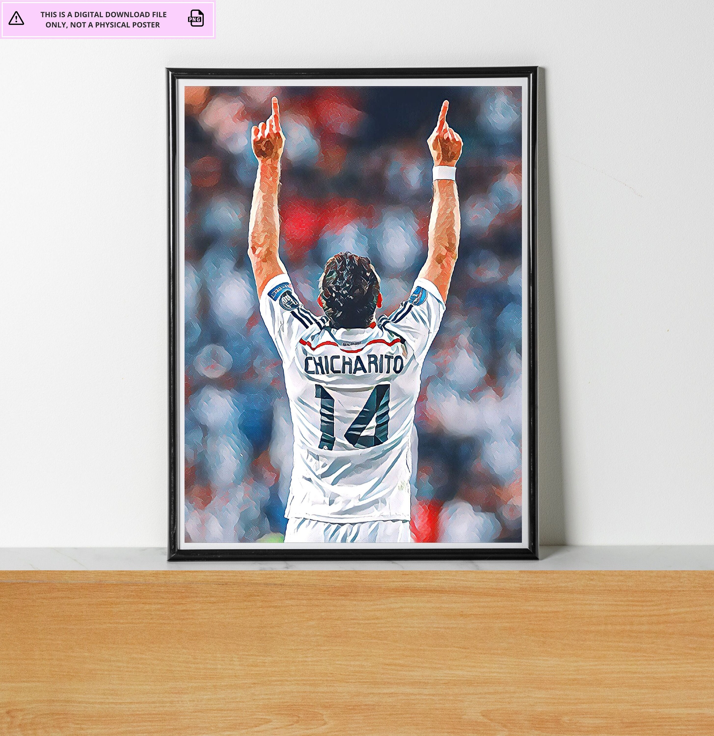 JAVIER chicharito HERNANDEZ Printable Poster Real Madrid Chicharito ...