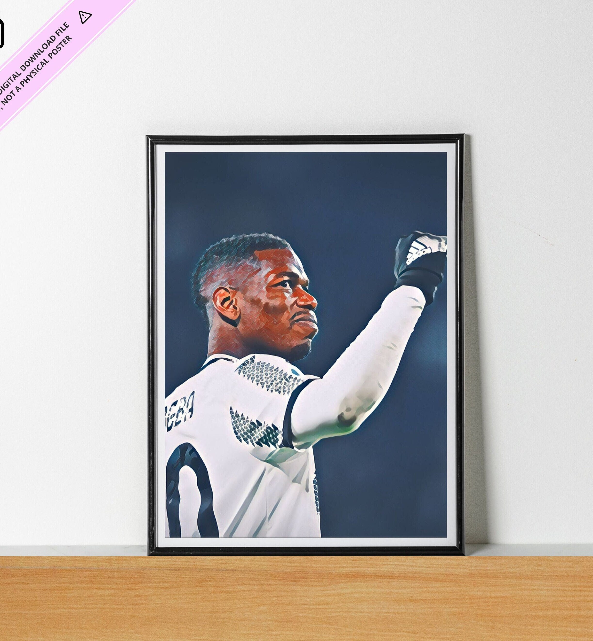PAUL POGBA Printable Poster JUVENTUS Digital Print Digital - Etsy
