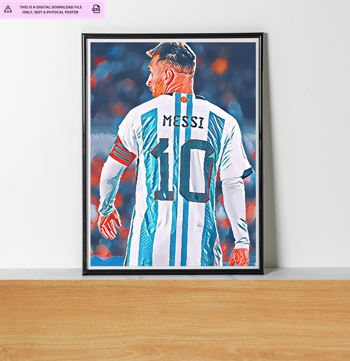 LIONEL MESSI Printable Poster Argentina Messi Poster Art Decor Messi ...