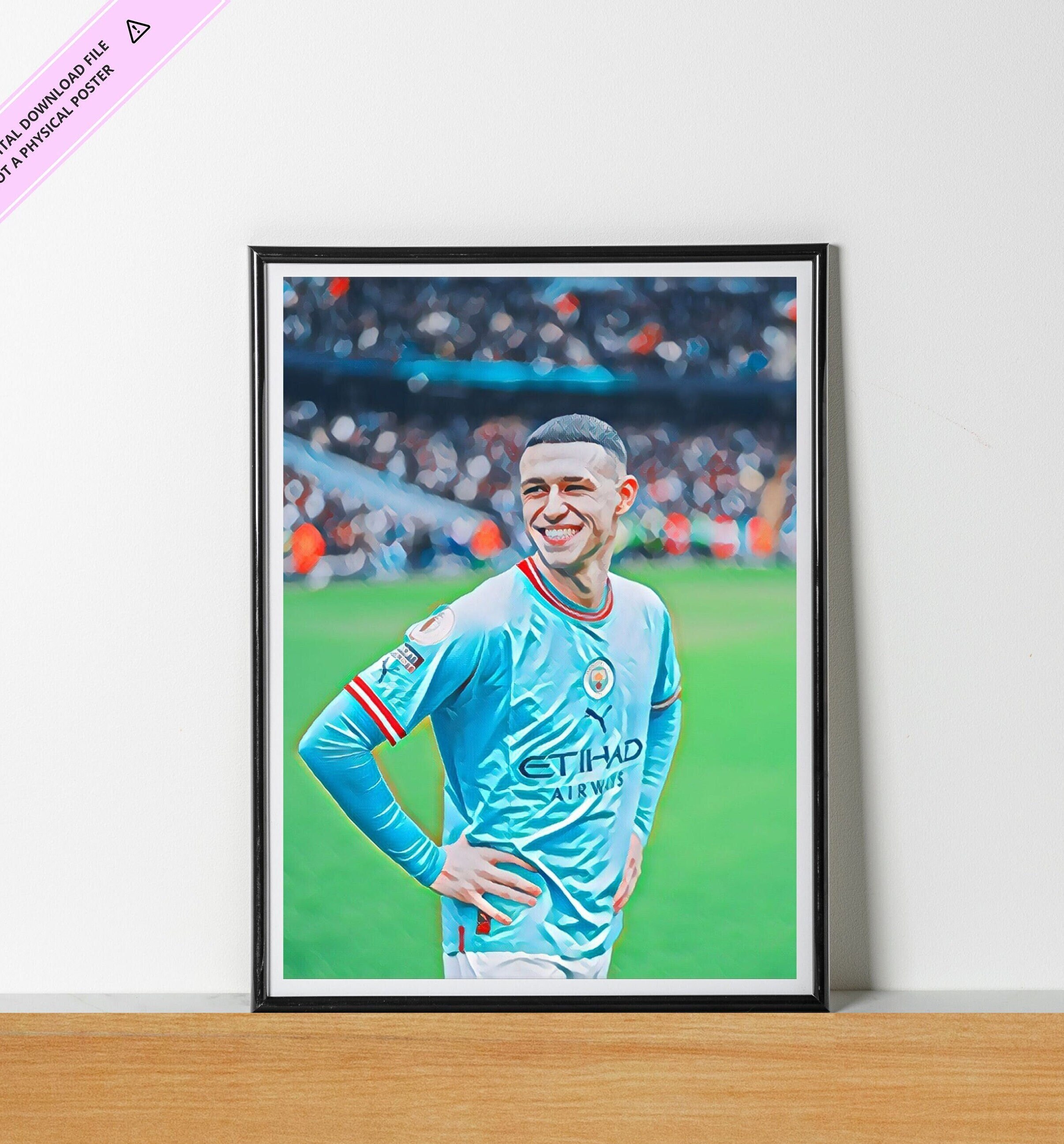 PHIL FODEN Printable Poster Manchester City Digital Print - Etsy Australia