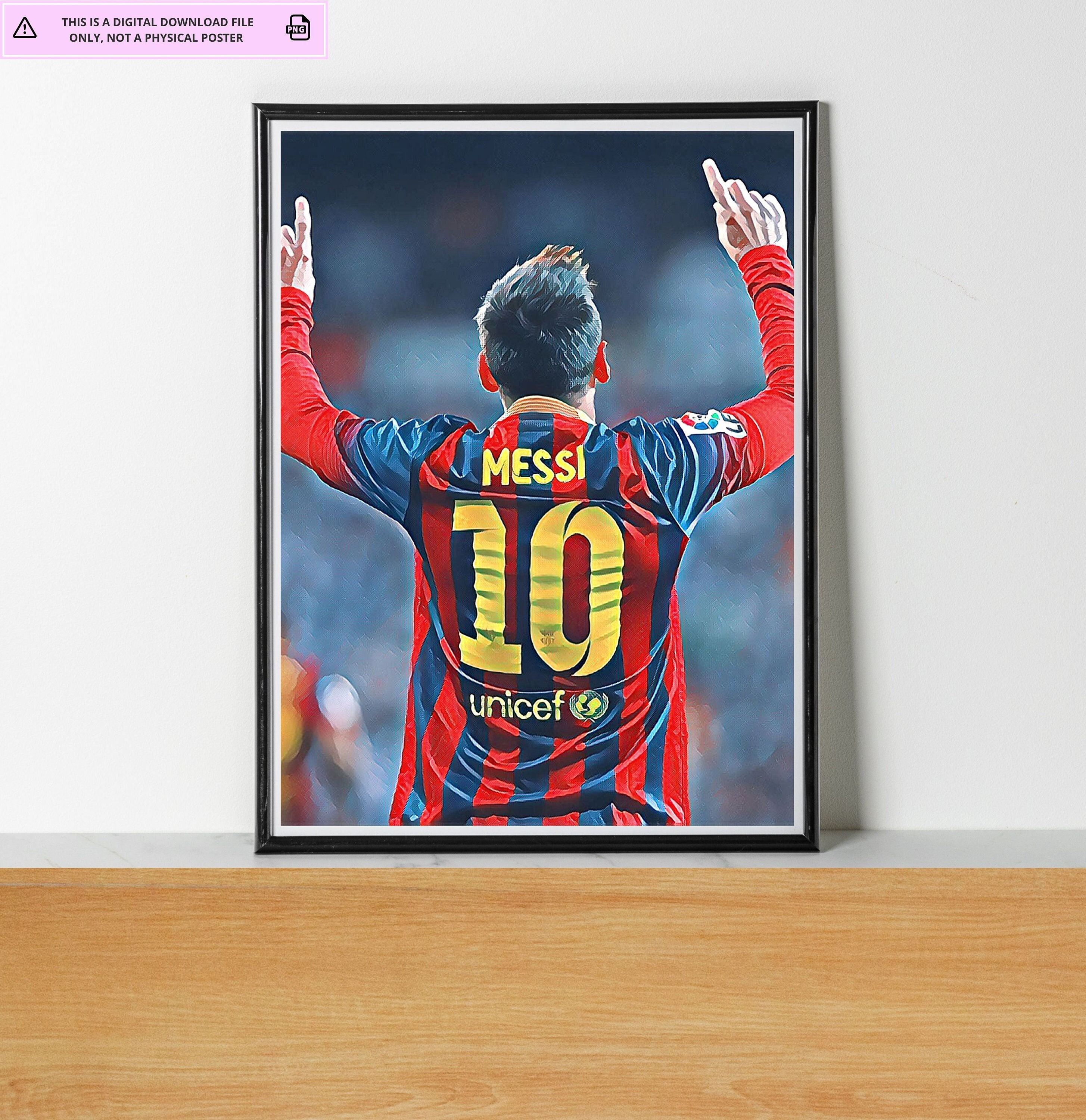 LIONEL MESSI Printable Poster FC Barcelona Messi Printable Poster Messi ...