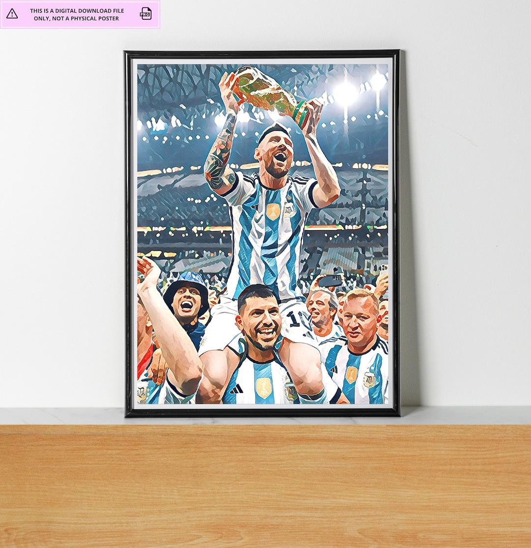 LIONEL MESSI Printable Poster argentinamessi Argentina - Etsy