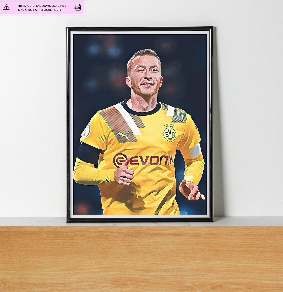 MARCO REUS Printable Poster borussia Dortmund Marco Reus - Etsy
