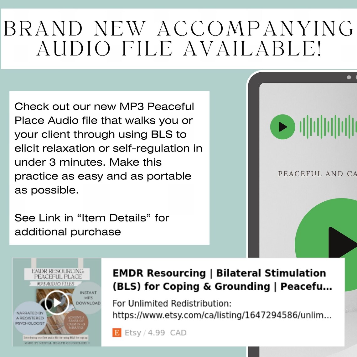EMDR Resourcing: BLS Infographics & Scripts (PDF) - Etsy