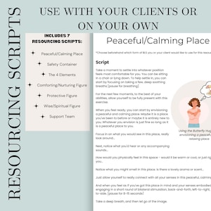 EMDR Resourcing: BLS Infographics & Scripts (PDF) - Etsy