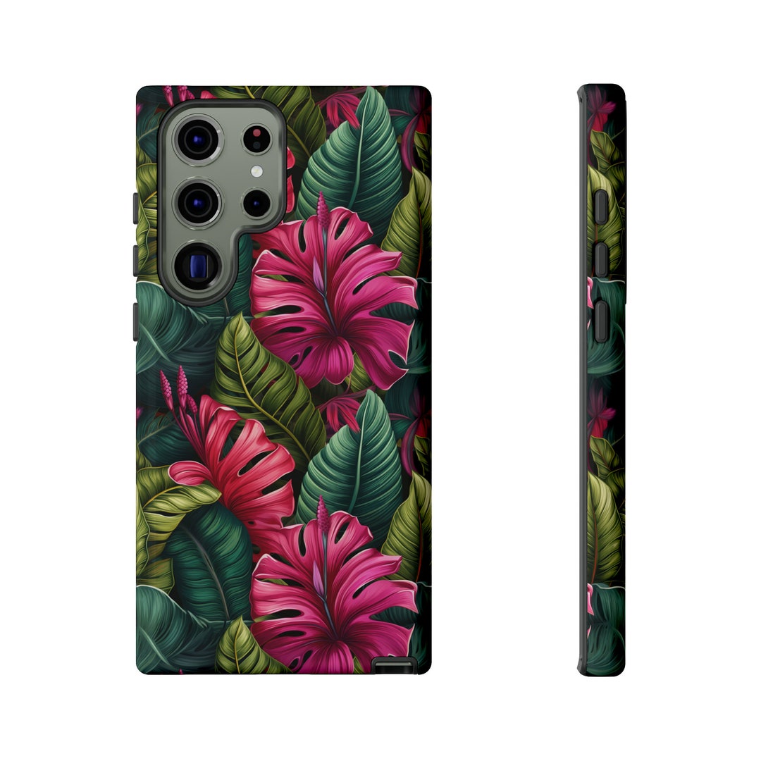 Vibrant Leaves Samsung Cover Bright Paradise, A Gift for Explorers 2 - Etsy