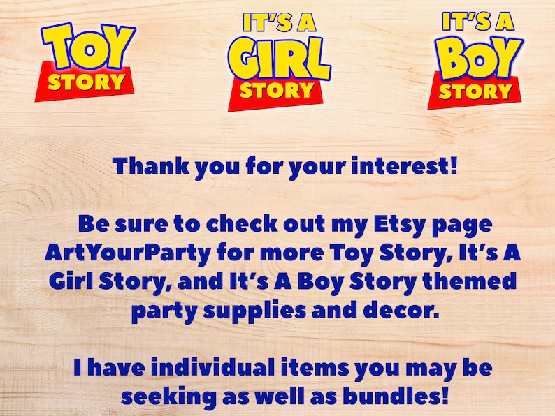 It's a GIRL Story PINK Toy Story Theme Baby Shower Game and Activity ...
