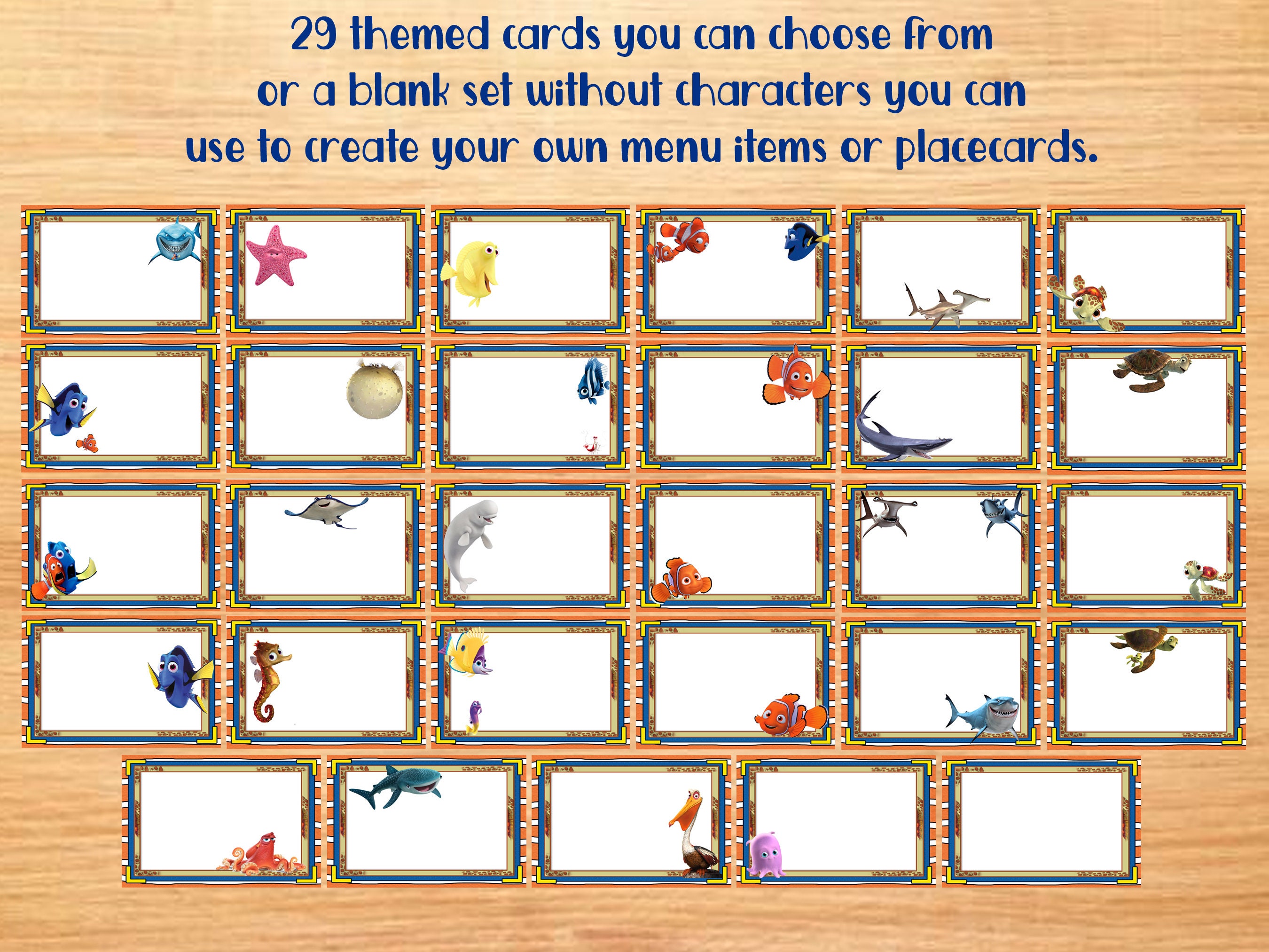 Celebrating Baby, Finding Nemo Baby Shower Editable Food/seat Labels ...