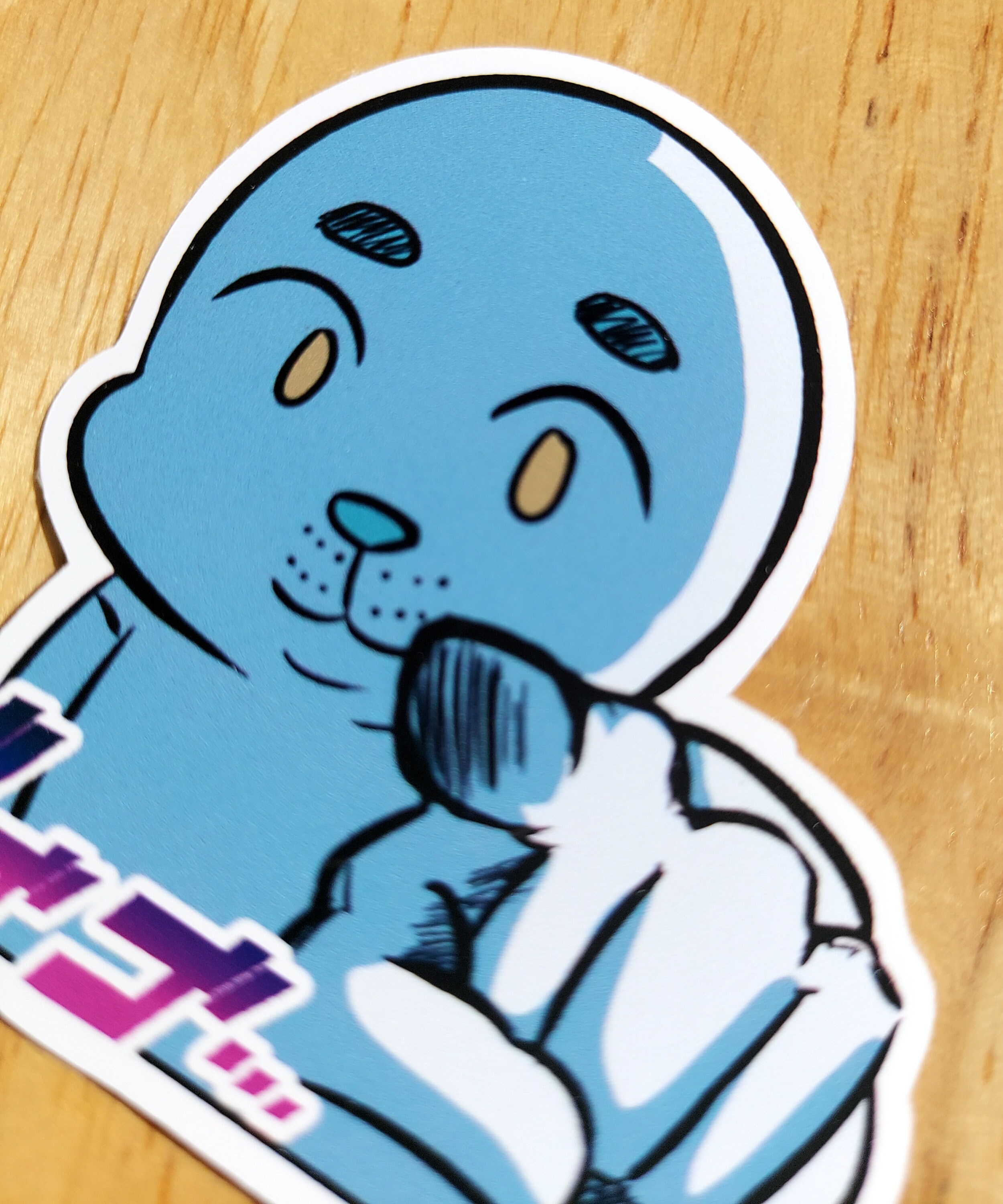 Menacing Funny Anime Meme Seal Sticker - Etsy