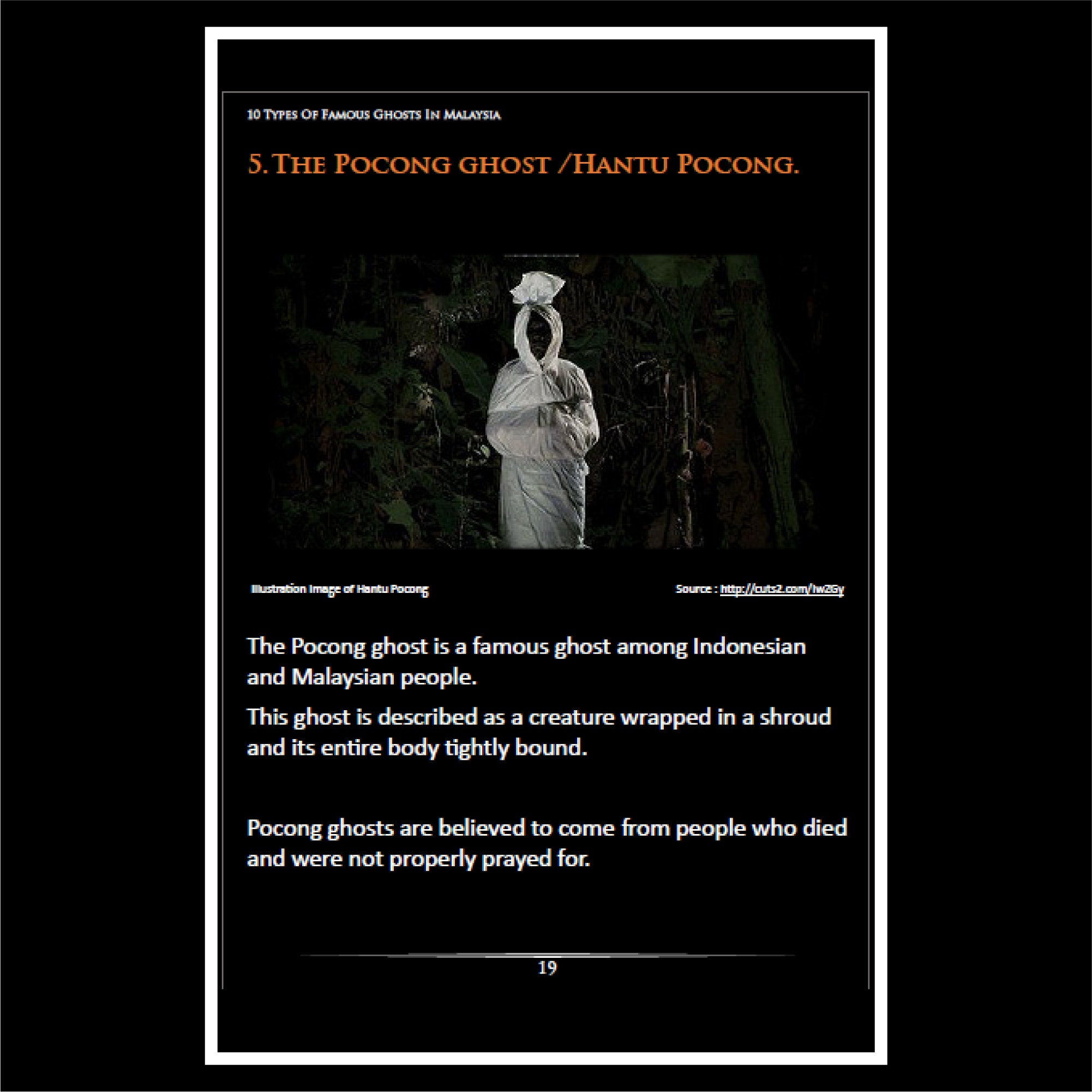 10 Types of Ghost in Malaysia - Etsy