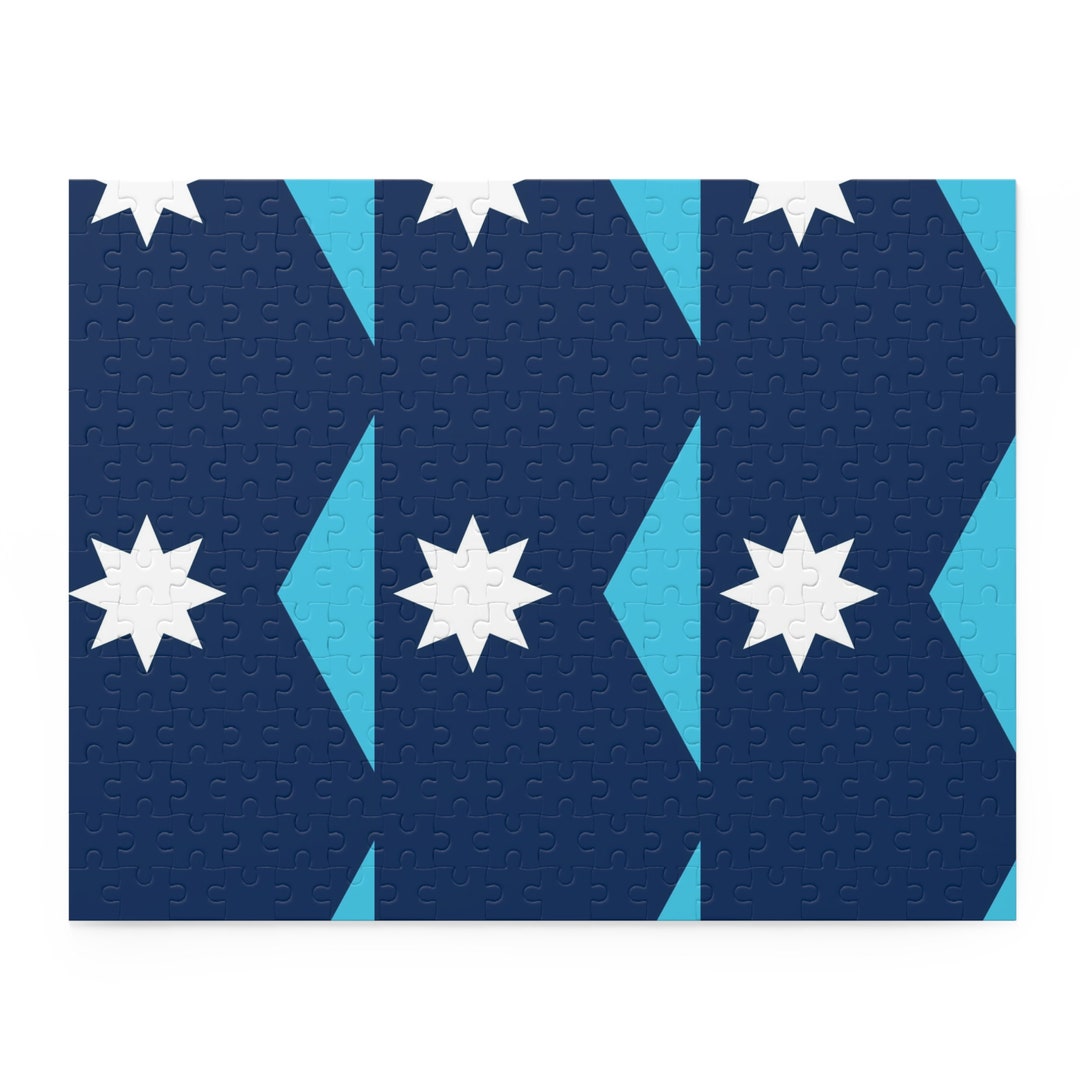 Minnesota Flag Puzzle - Etsy
