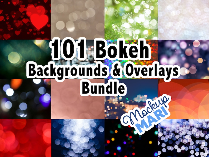 101 Bokeh Backgrounds Rainbow Bokeh Overlays Colorful Bokeh Backdrops ...