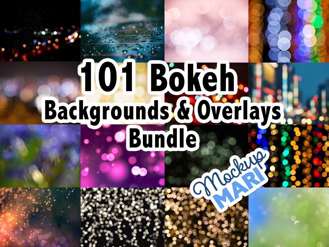 101 Bokeh Backgrounds Rainbow Bokeh Overlays Colorful Bokeh Backdrops ...