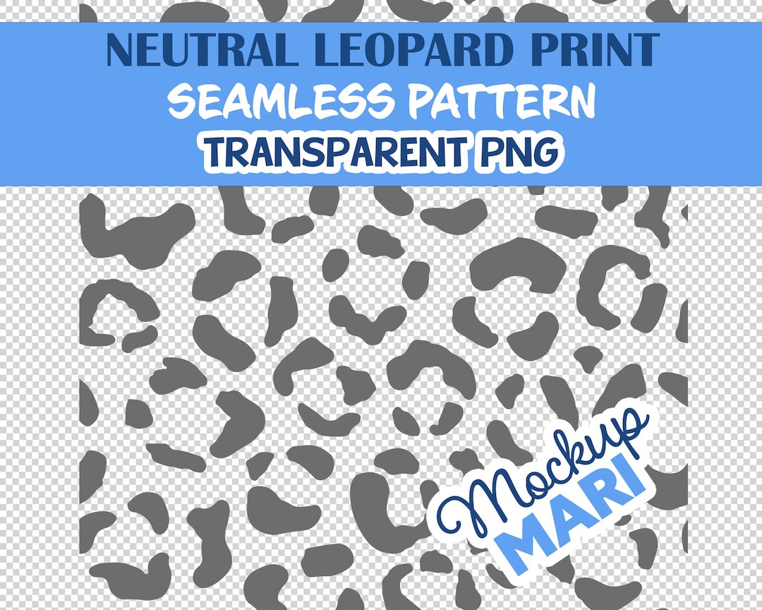 Transparent Leopard Print PNG Natural Leopard Seamless Background PNG ...