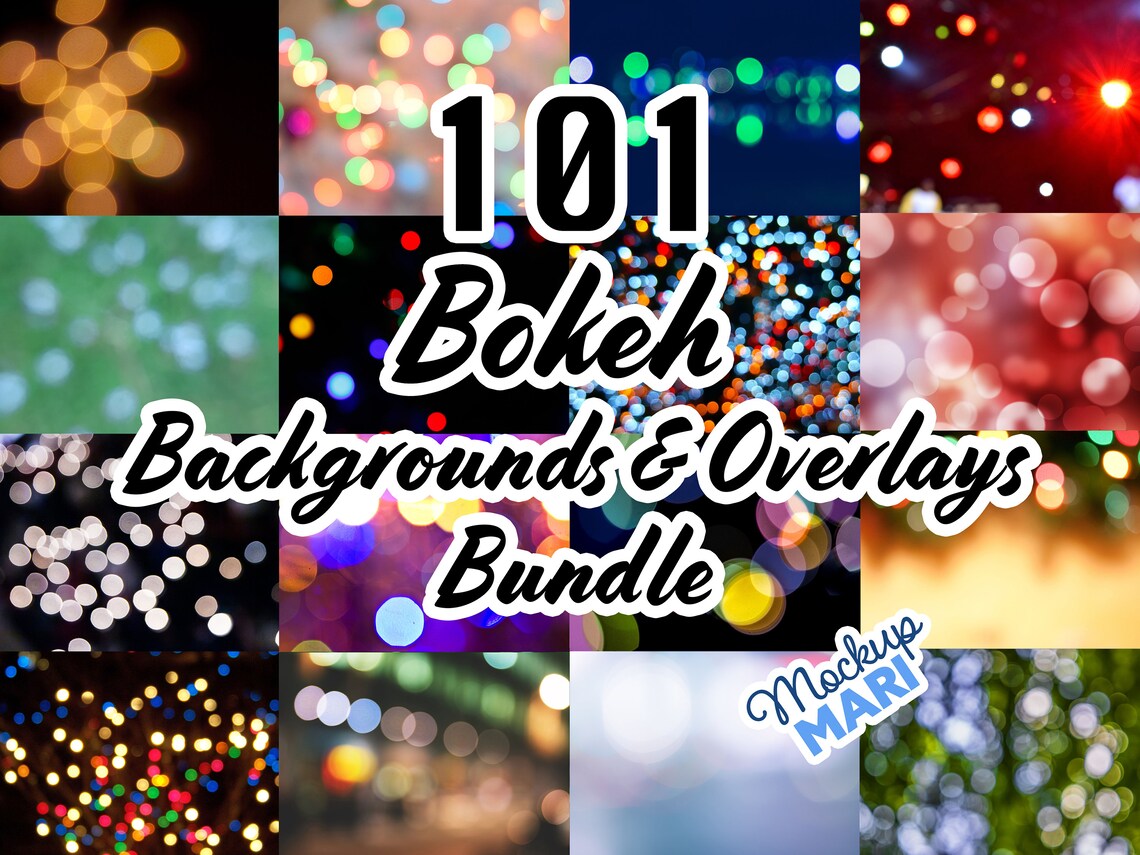 101 Bokeh Backgrounds Rainbow Bokeh Overlays Colorful Bokeh Backdrops ...