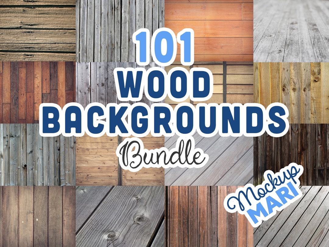 101 Wood Backgrounds Bundle Wood Backdrops Distressed Real Wood Plank ...