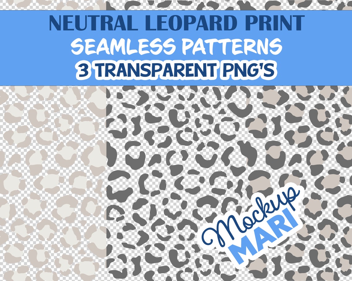 Transparent Leopard Print PNG Natural Leopard Seamless Background PNG ...
