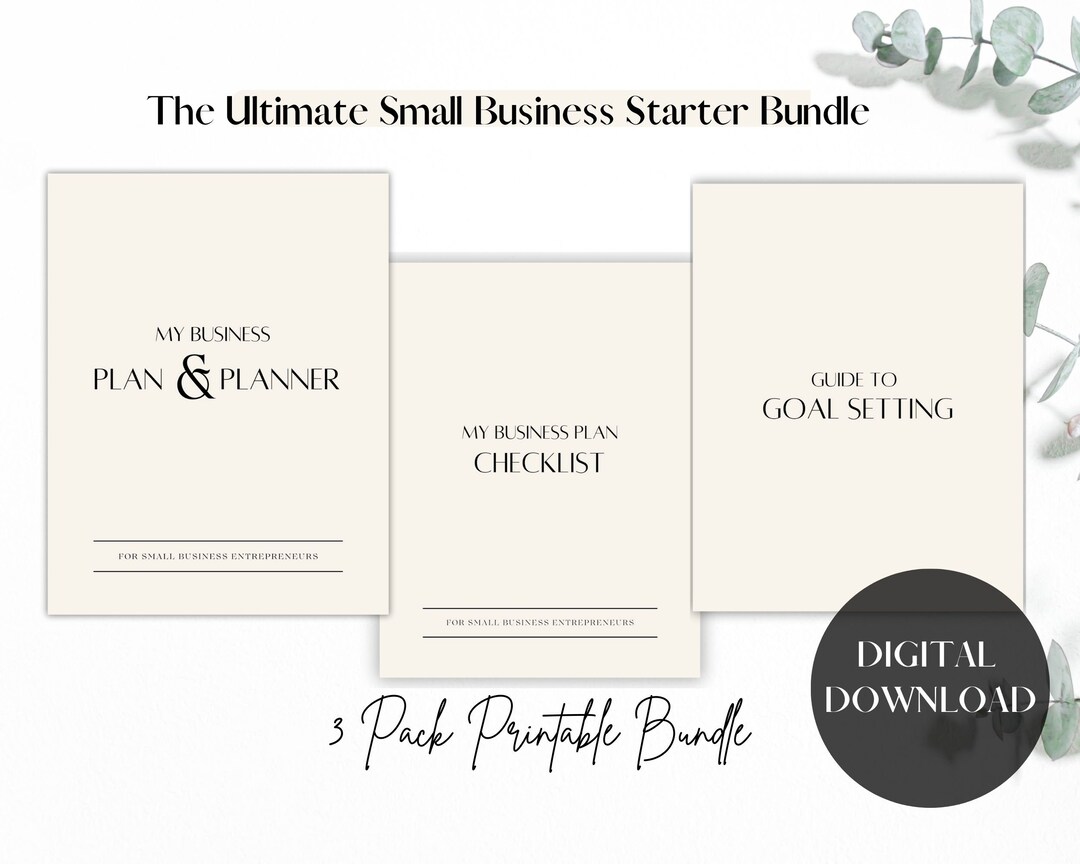 Ultimate Business Planner for Solopreneur Printable Business Planner ...