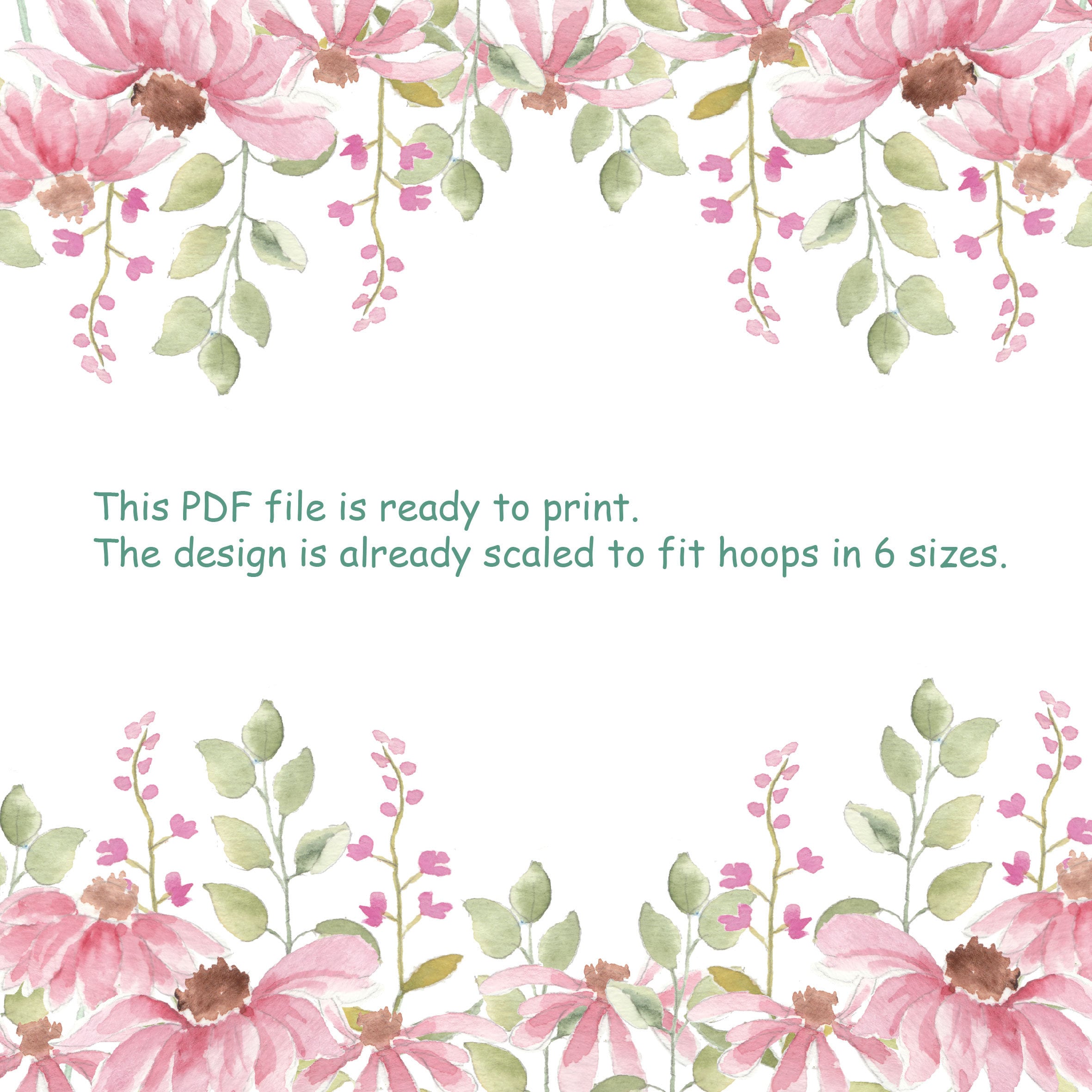Flower Embroidery Pattern for Beginner Floral Hand - Etsy
