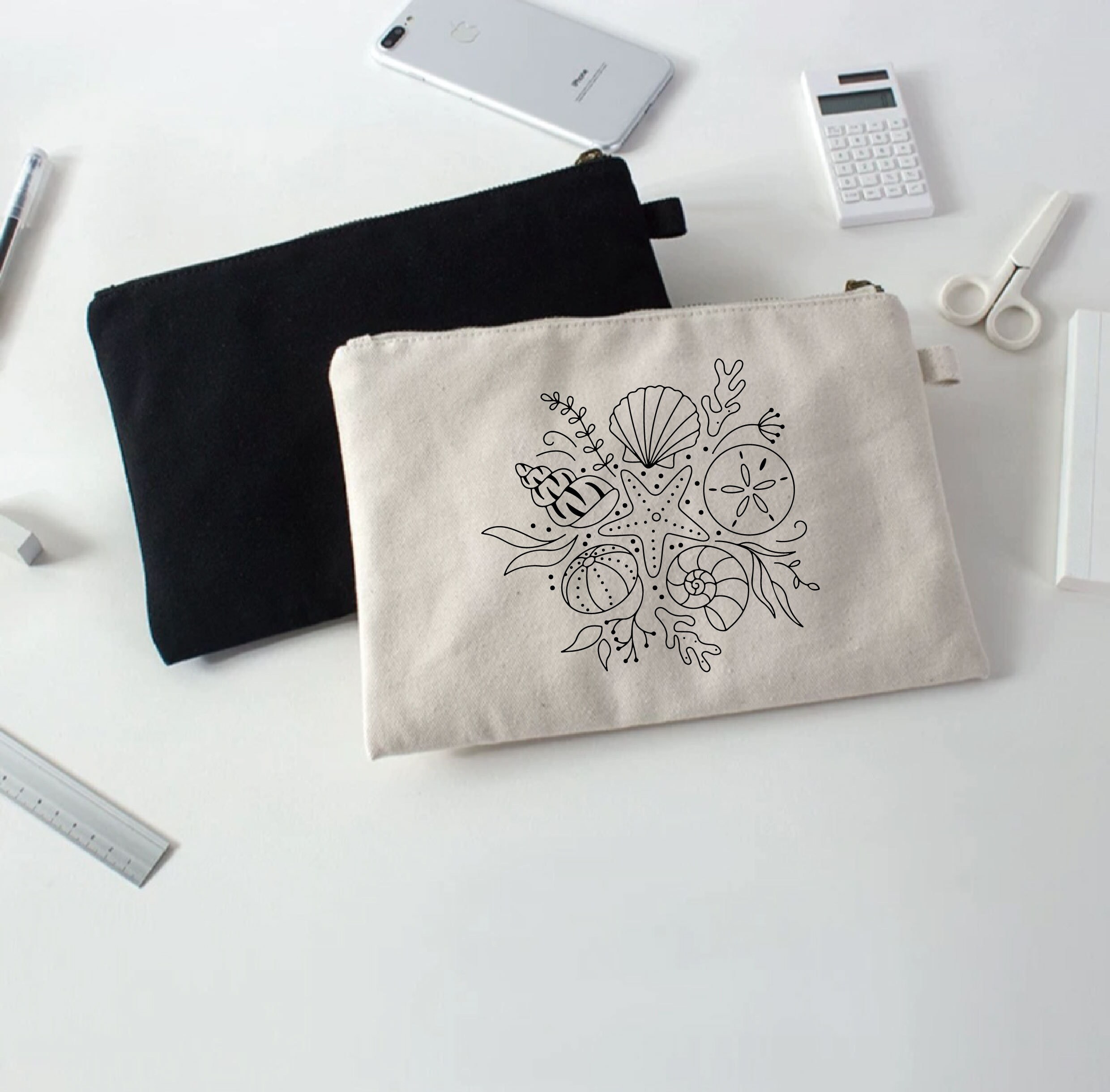 Shell Embroidery Pattern for Beginner | Sea Hand Embroidery PDF Pattern ...