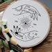 Eye Embroidery Pattern for Beginner | Celestial Hand Embroidery PDF ...