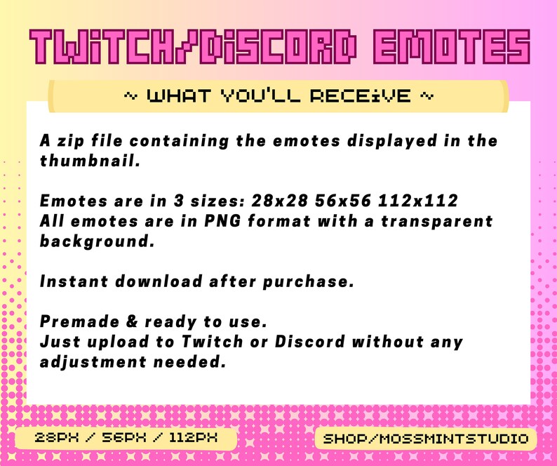 Twitch Emotes, Discord Emotes, Cute Cat Emojis, Pixel Twitch Badges and ...