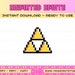 Pixel Animated Emote GIF, Zelda Triforce Emoji, Animated Twitch Emote ...