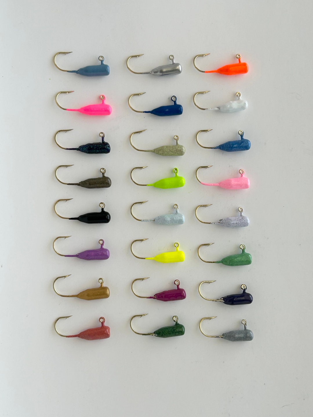 Hand Painted Tube Jig Heads - Etsy