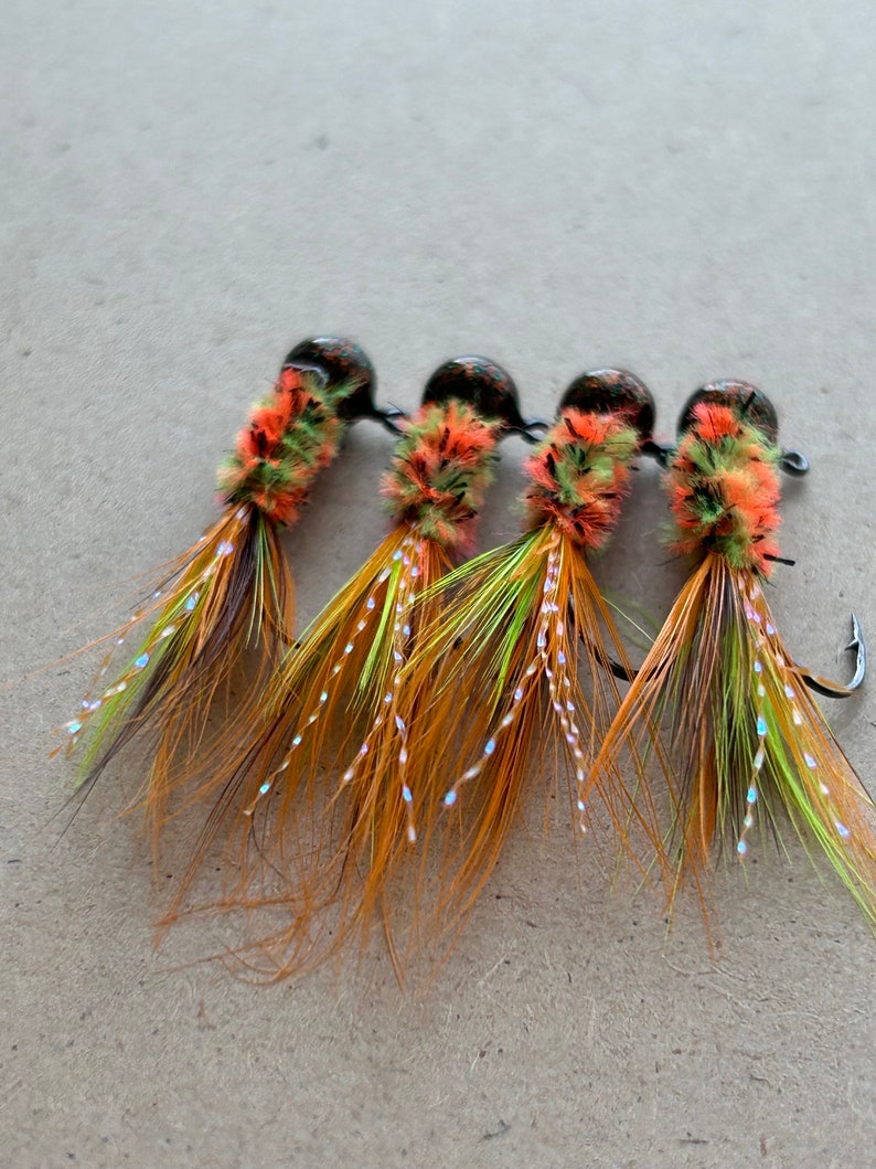 Hand Tied Crappie Jigs - Etsy