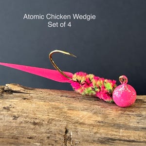 Hand Tied Wedge Tail Crappie Jigs - Etsy