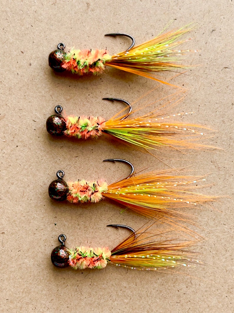 Hand Tied Crappie Jigs - Etsy