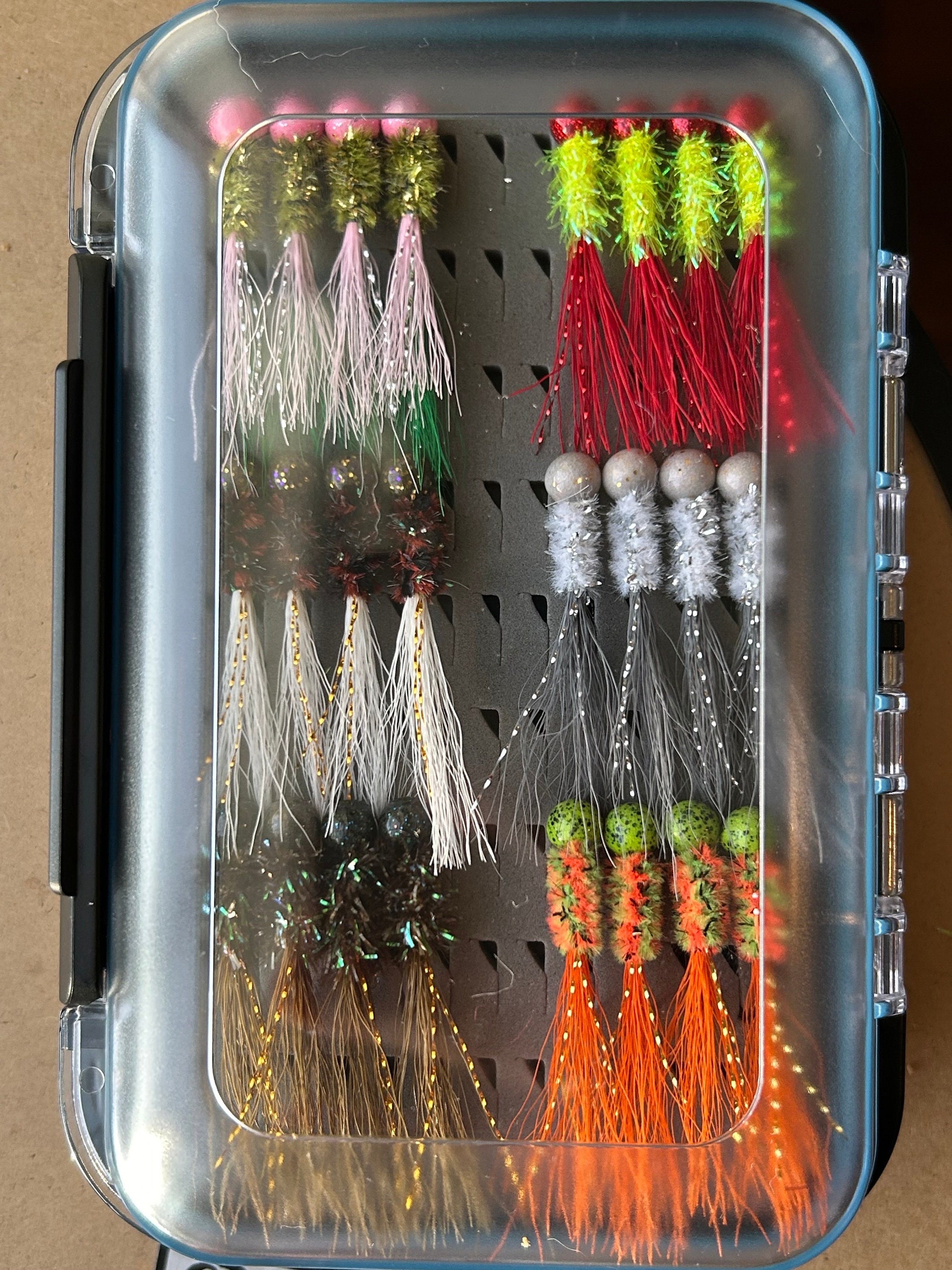 48 Hand Tied Bucktail Crappie Jig Box - Etsy