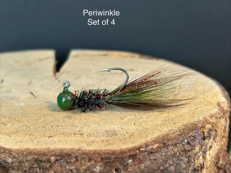 Hackle Feather Crappie Jigs - Etsy