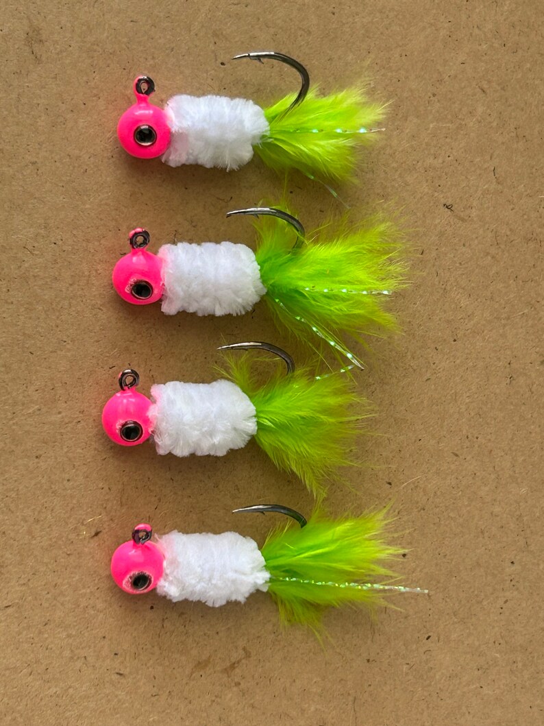 Hand Tied Crappie Jigs - Etsy