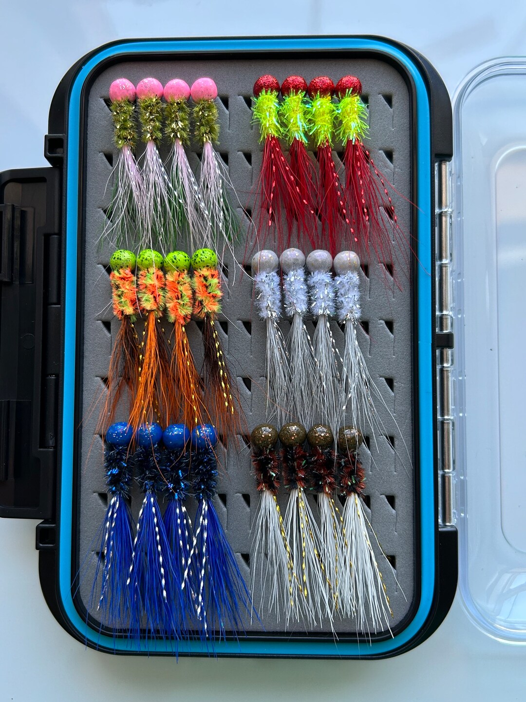 48 Hand Tied Bucktail Crappie Jig Box - Etsy